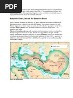 Mapa Del Imperio Persa Bajo Darío I Alrededor de 500 A.C. Con Los ...