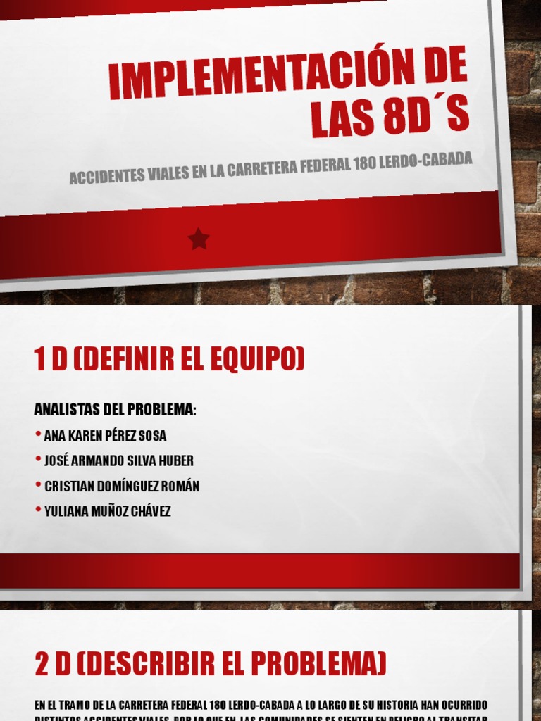 Implementacion de 8D en Una Carretera | PDF | Transporte