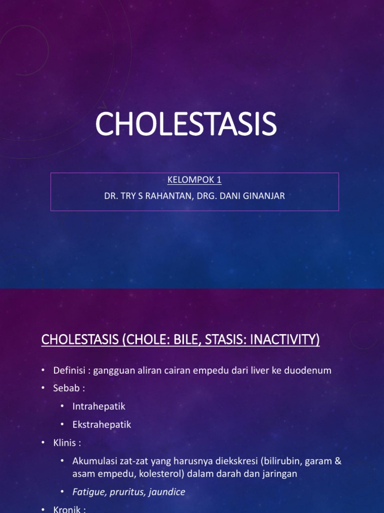 CHOLESTASIS | PDF