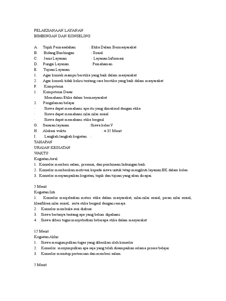 RPL Sosial | PDF | Karier & Perkembangan