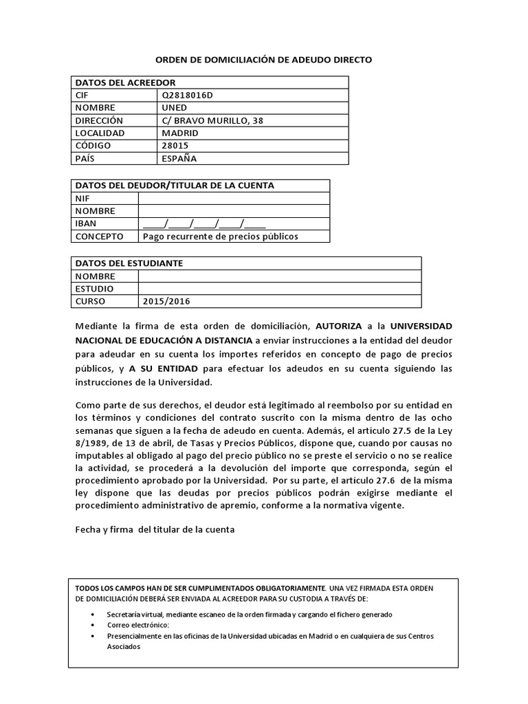 Modelo Sepa General | PDF