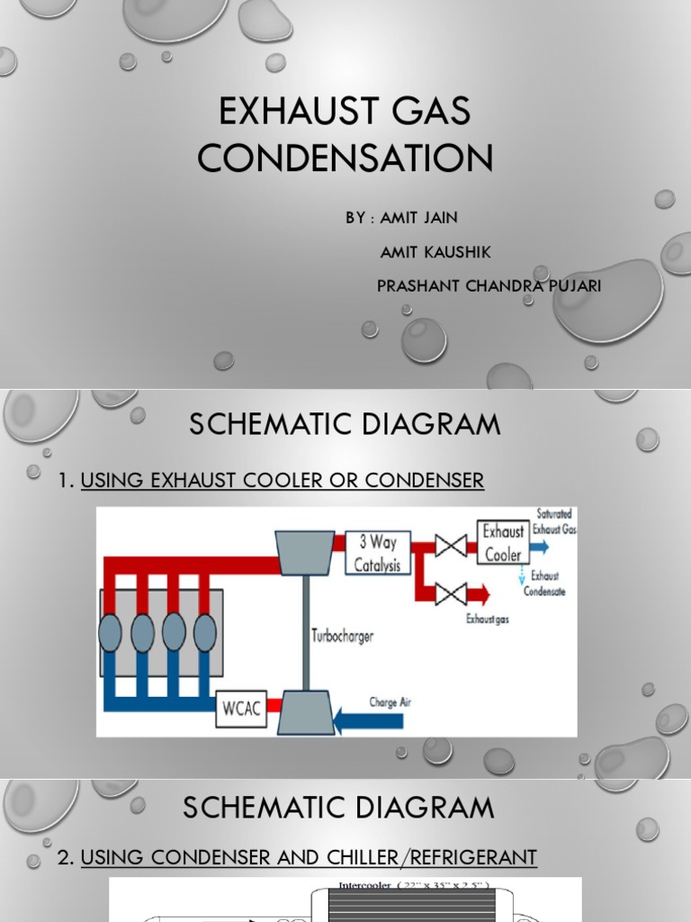 Exhaust Gas Condensation and Purification | PDF | Heat Exchanger ...