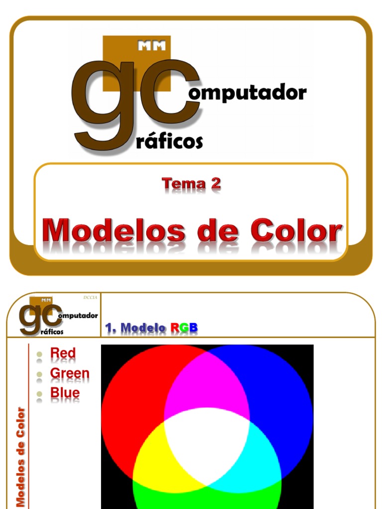 Tema 2.Modelos de Color | Modelo de color Rgb | Color