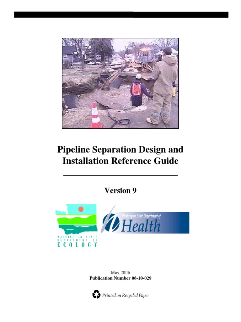 Parallel Pipe Construction PDF | PDF | Drinking Water | Pipeline Transport