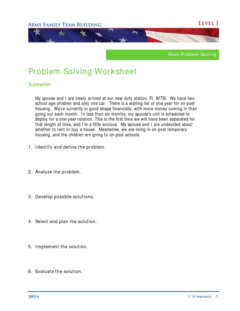 Basic Problem Solving Handout1 | PDF | Areas Of Computer Science ...