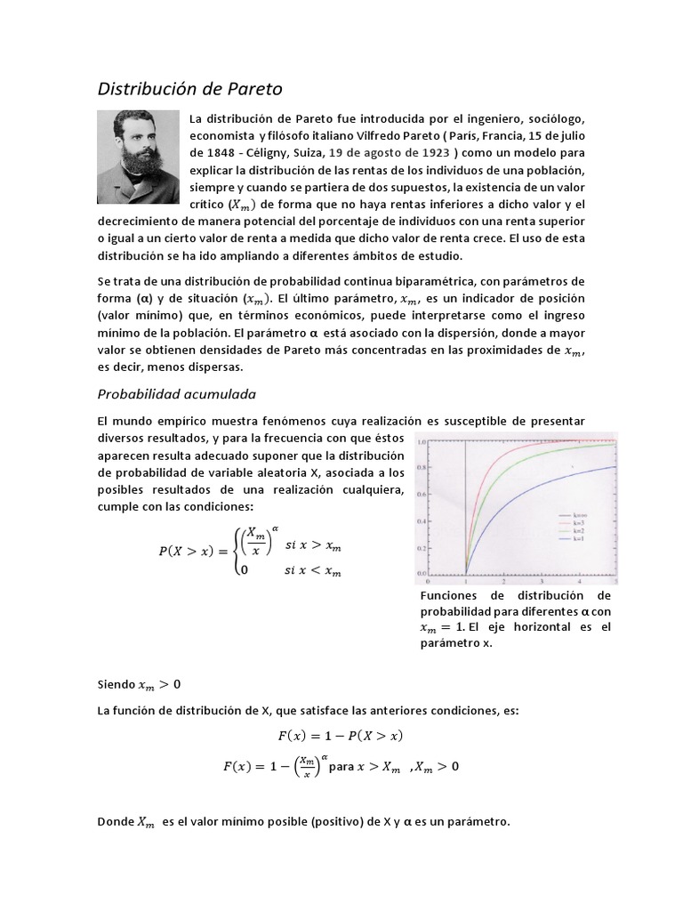 Distribución de Pareto | Descargar gratis PDF | Distribución de ...