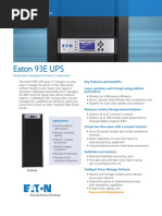 Eaton 93t Ups Datasheet | PDF | Alternating Current | Electricity