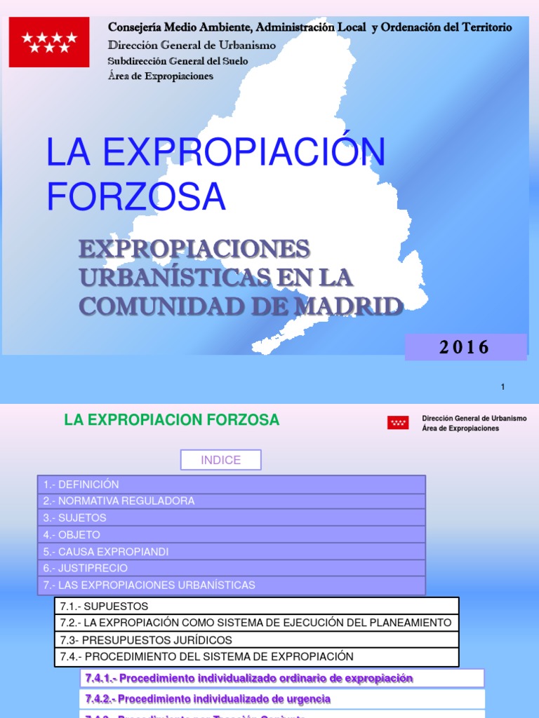 Expropiaciones en Madrid | PDF | Dominio eminente | Esfera pública