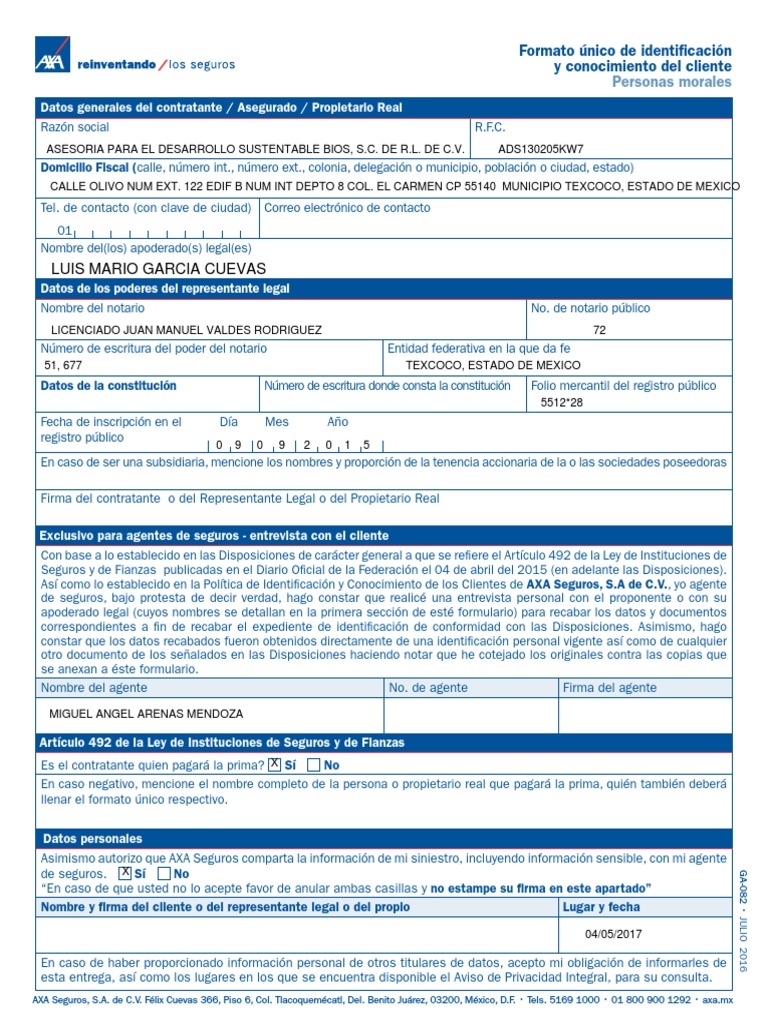 Formato Unico GA 082 Morales 30junio2016 | PDF | Justicia | Crimen y ...