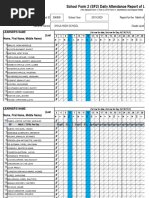 SF2 Daily Attendance Report 2017-2018 | PDF | Microsoft Excel | Learning