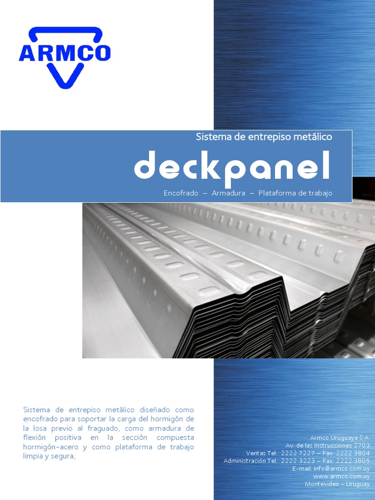 Deck Panel | PDF | Ingeniero civil | Elementos arquitectónicos