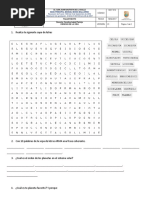 Sopa de Letras: Capas de la Tierra | PDF | Tierra | Geografía Física