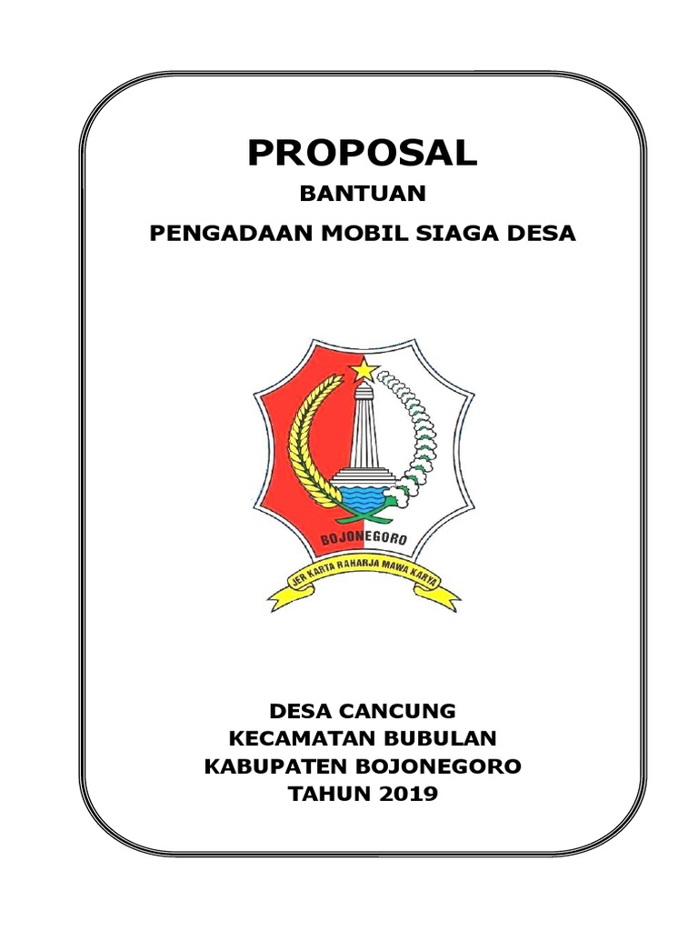 Proposal Mobil Siaga | PDF