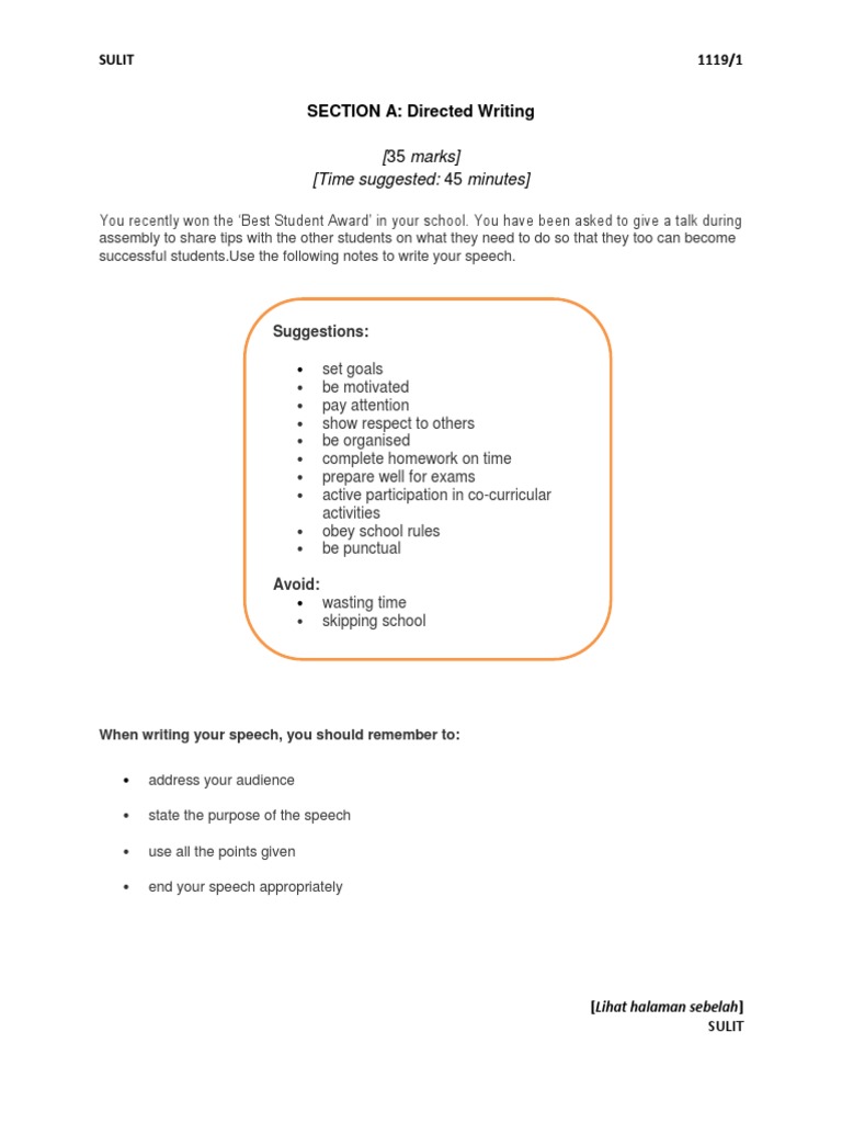 English Paper 1 Form 4 | PDF | Semiotics | Human Communication