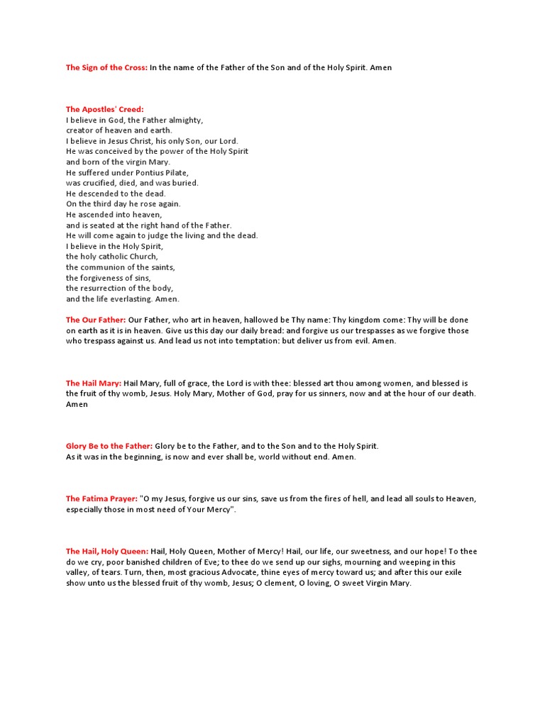 The Sign of The Cross | PDF