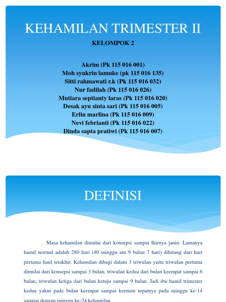 Kehamilan Trimester II | PDF
