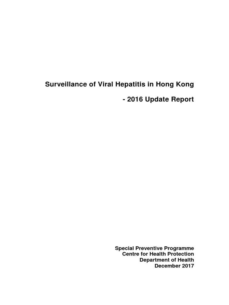 Viral Hepatitis Report 2016 Final | PDF | Hepatitis C | Hepatitis