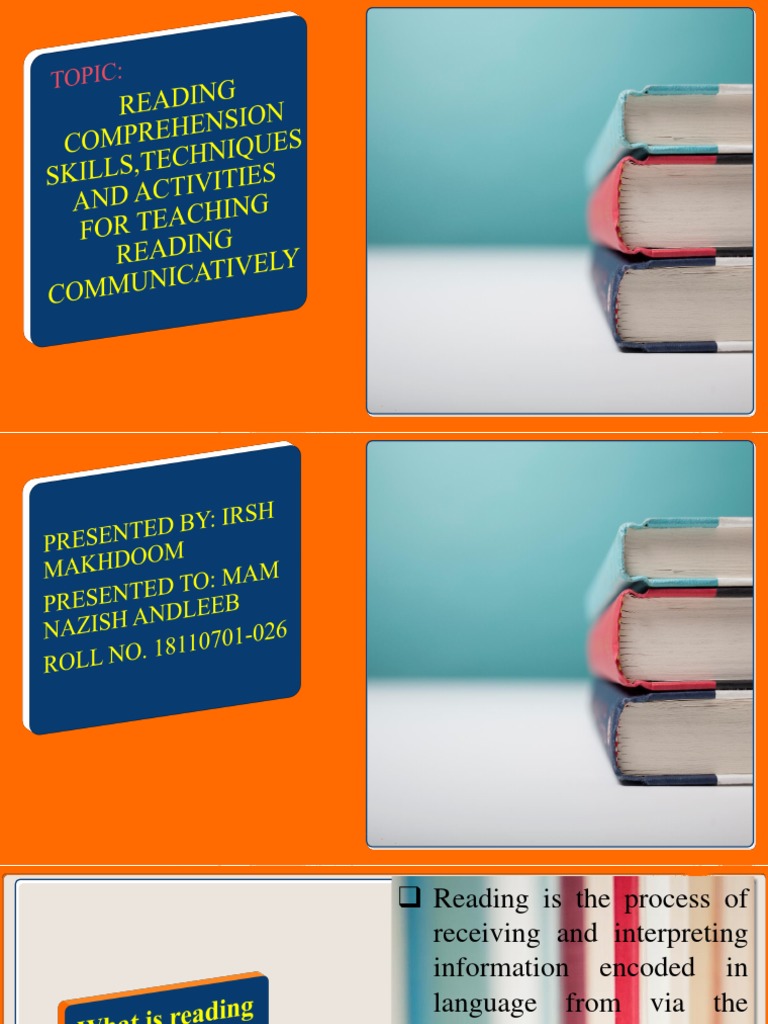 Reading Comprehension Skill | PDF | Reading Comprehension | Cognition