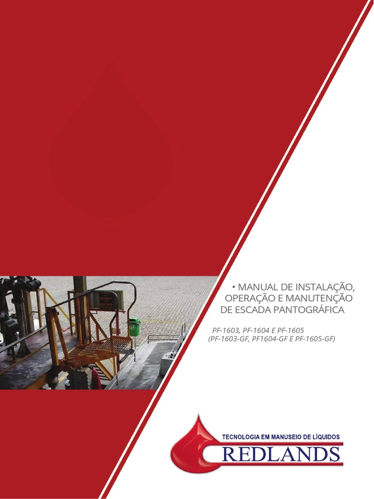 Manual de Instalacao Operacao E Manutencao de Escada Pantografica | PDF ...