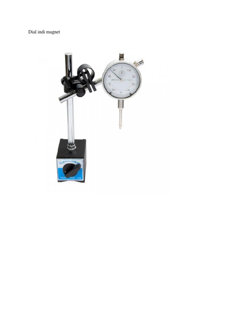 Dial Indicator Magnet Guide | PDF