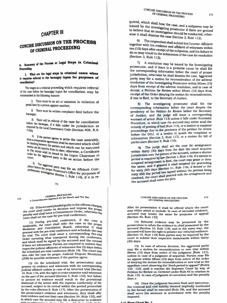 Crim Pro Flowchart Tan PDF | PDF