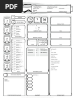ShadowDark Character Sheet Fillable-1 | PDF