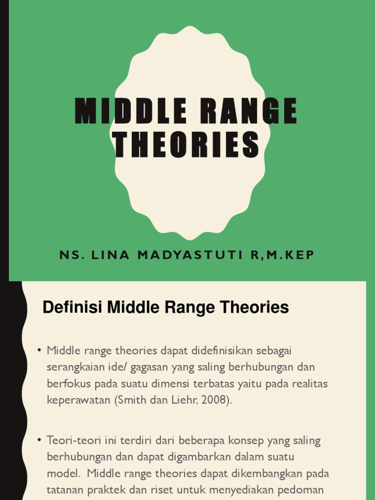 Middle Range Theories | PDF
