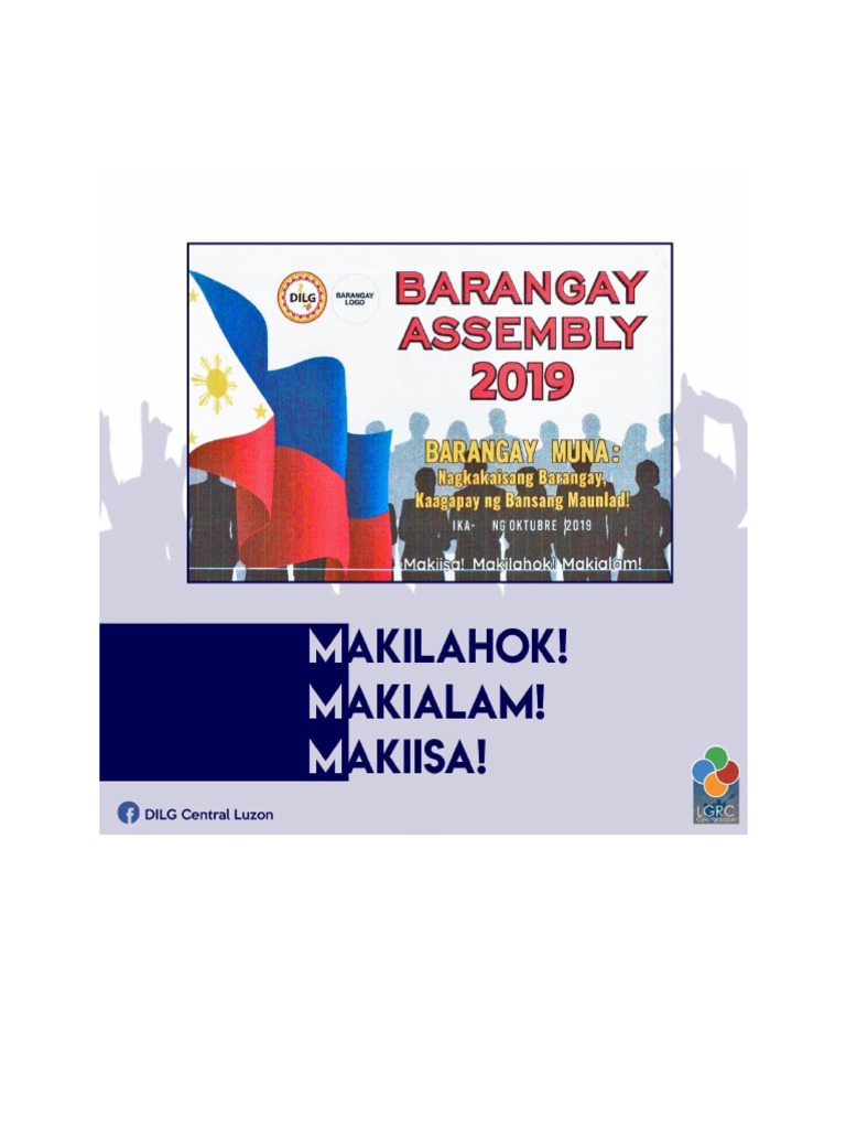 2019 State of Barangay Address Summary | PDF