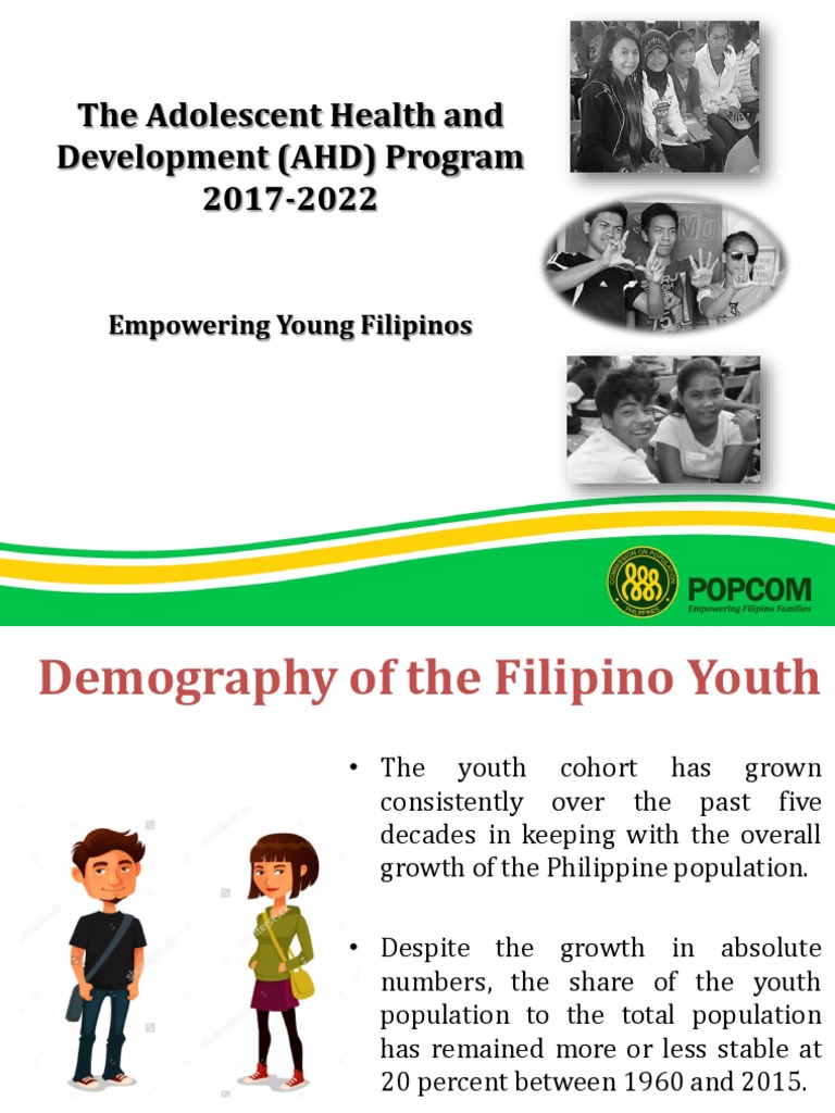 AHDP 2017-2022 13june2019 | PDF | Adolescence | Youth