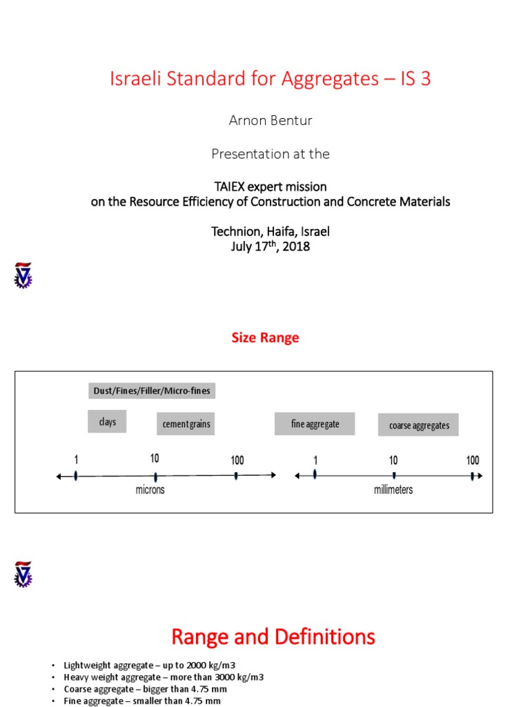 Israel Standard | PDF | Construction Aggregate | Sand