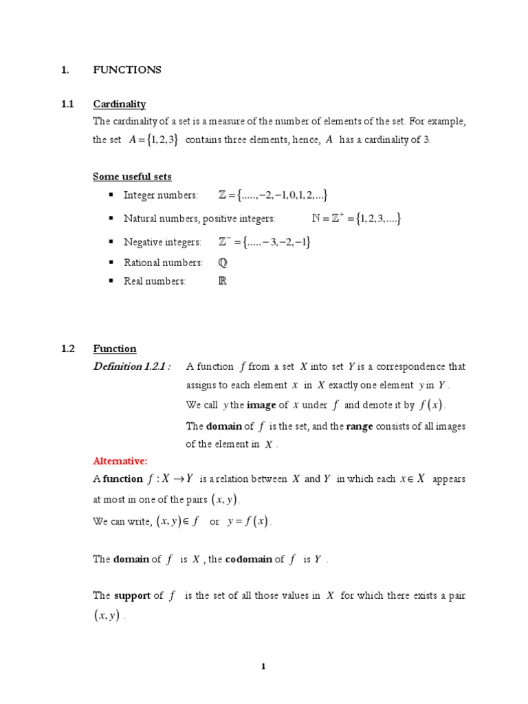 Understanding Functions and Their Properties | PDF | Function ...