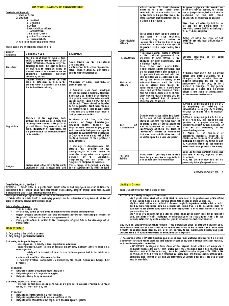 Chapter 8 Law of PO PDF | PDF | Judgment (Law) | Judiciaries