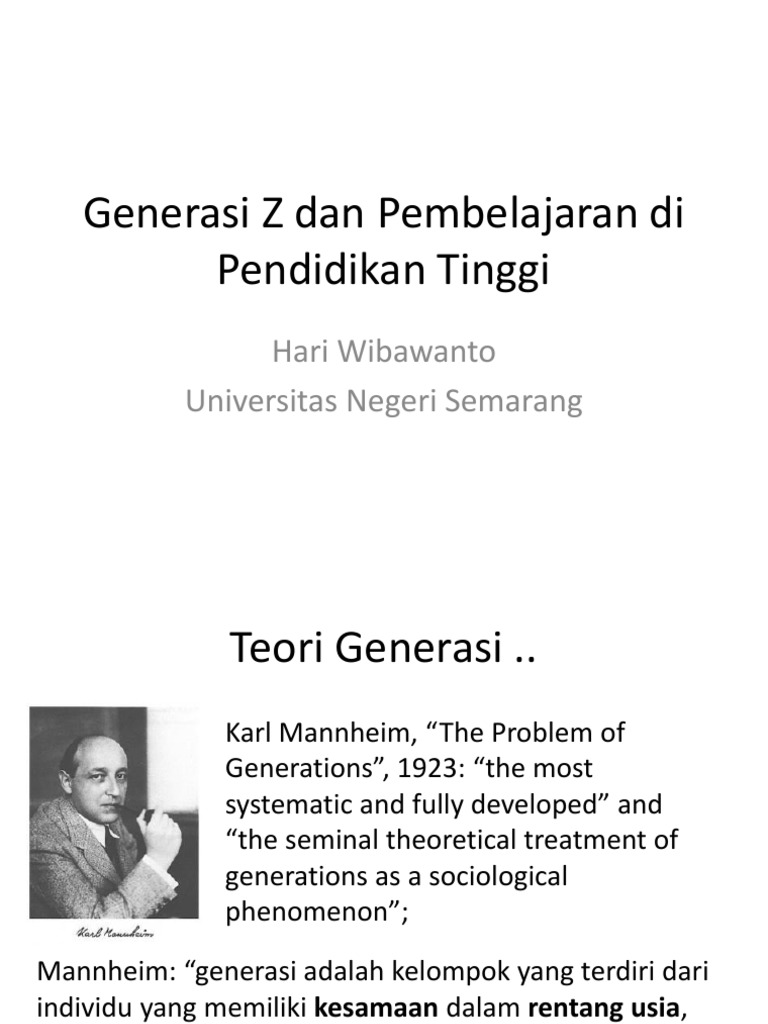 Teori Generasi | PDF