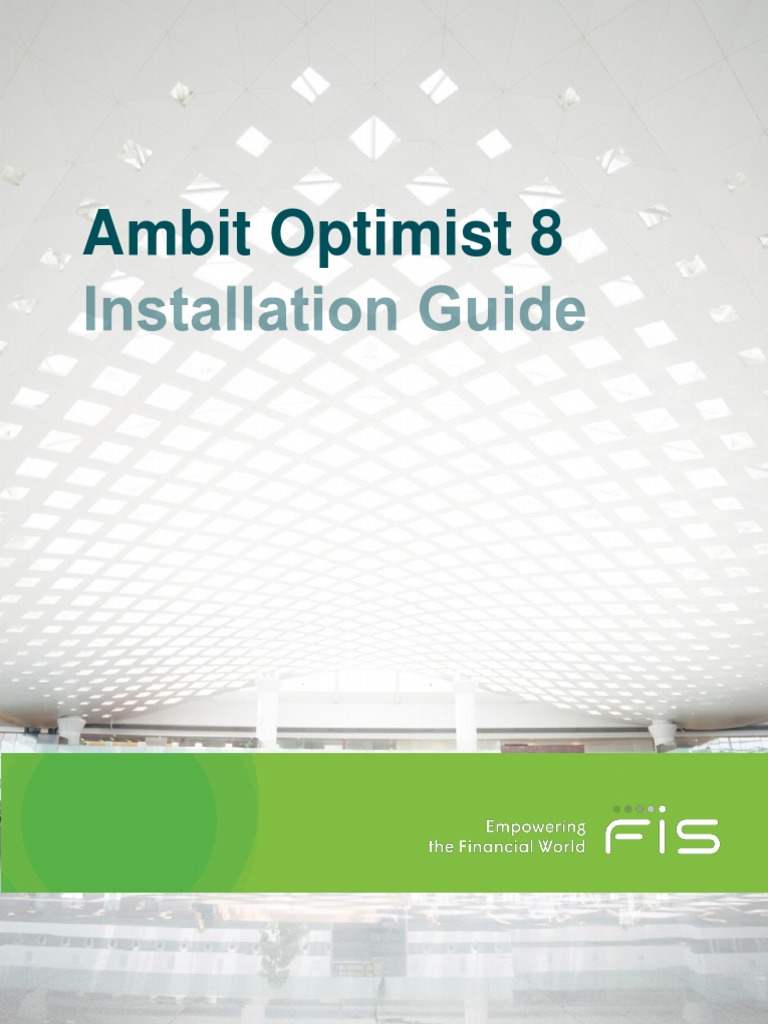 Ambit Optimist 8 Installation Guide | PDF | Internet Information Services | Microsoft Sql Server