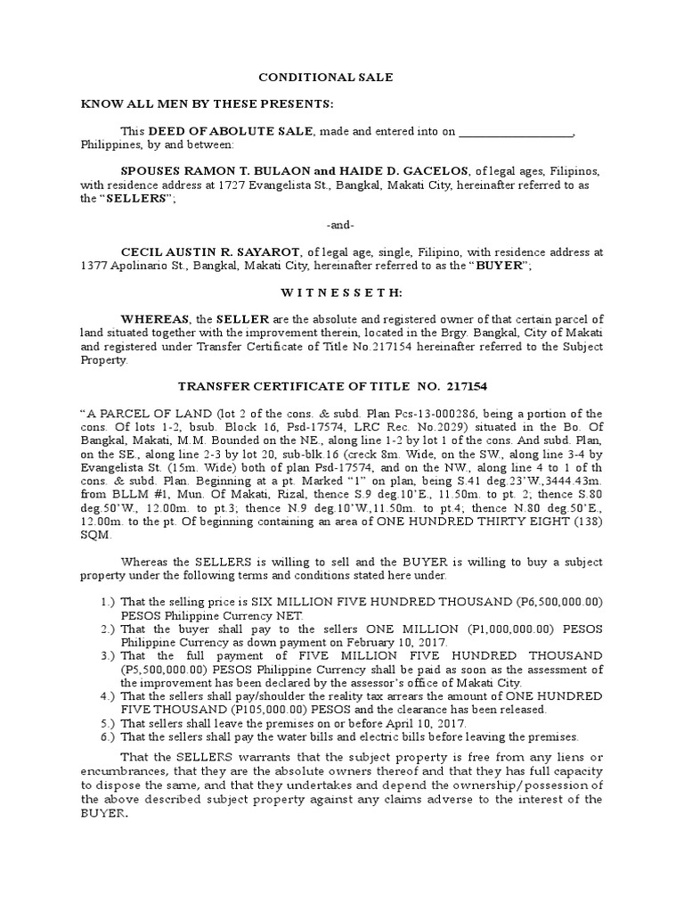 DOAS | PDF | Land Law | Common Law