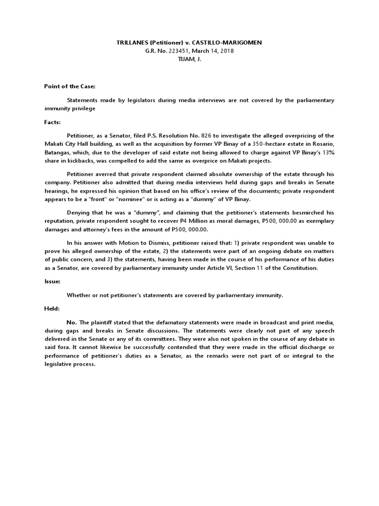 231 JACA (Article VI Sec.11) | PDF