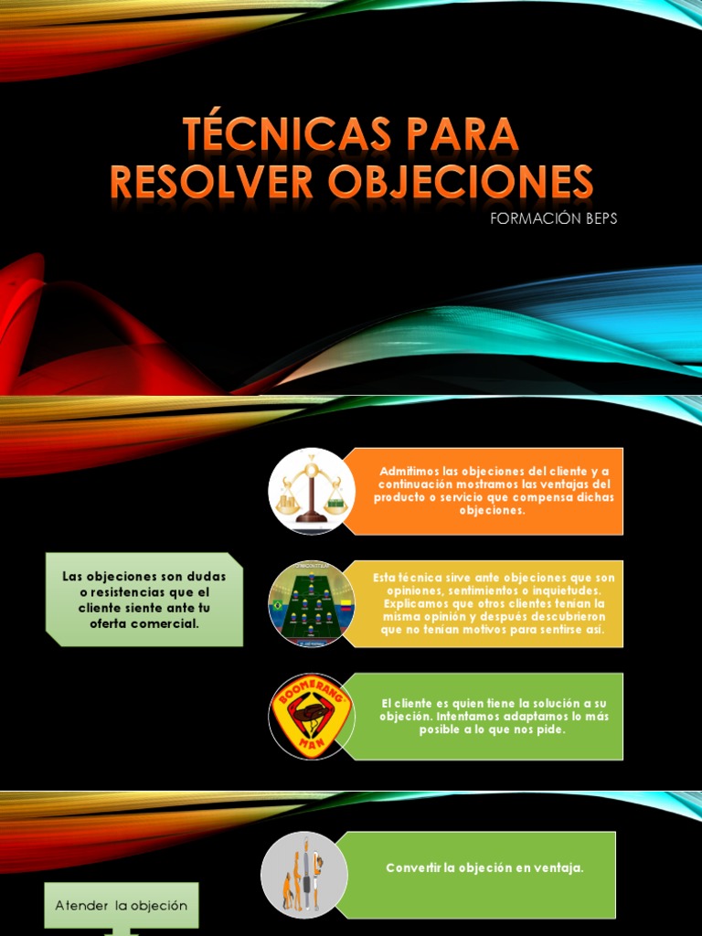 Tecnicas de Objecion | PDF