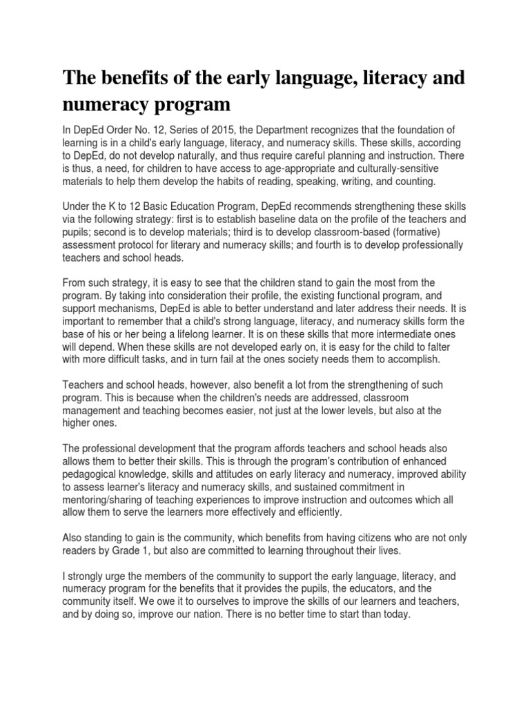 Elln | PDF | Literacy | Teachers