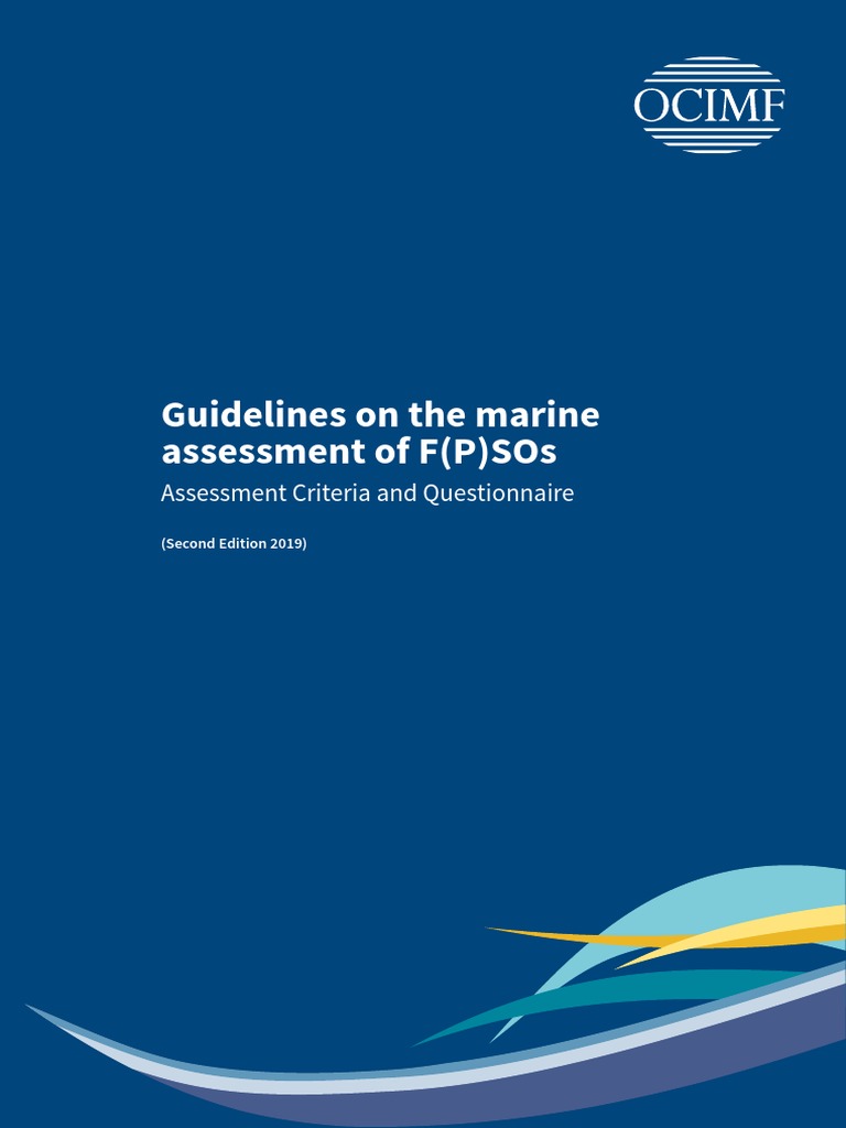 Guidelines For The Marine Assessment of FPSOs | PDF | Risk Management ...