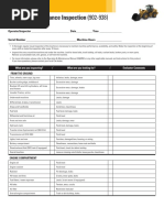 Bucket Truck Inspection Checklist | PDF | Truck | Vehicles