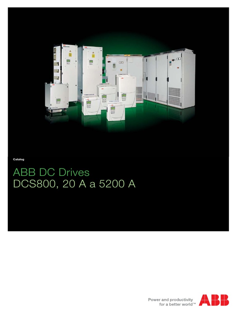 Abb DC Drive | PDF | Electric Motor | Direct Current