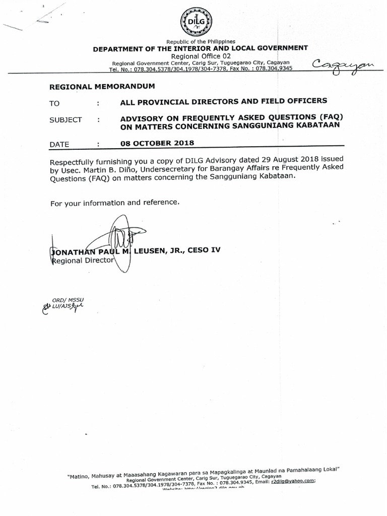 Advisory On SK Concerns | PDF