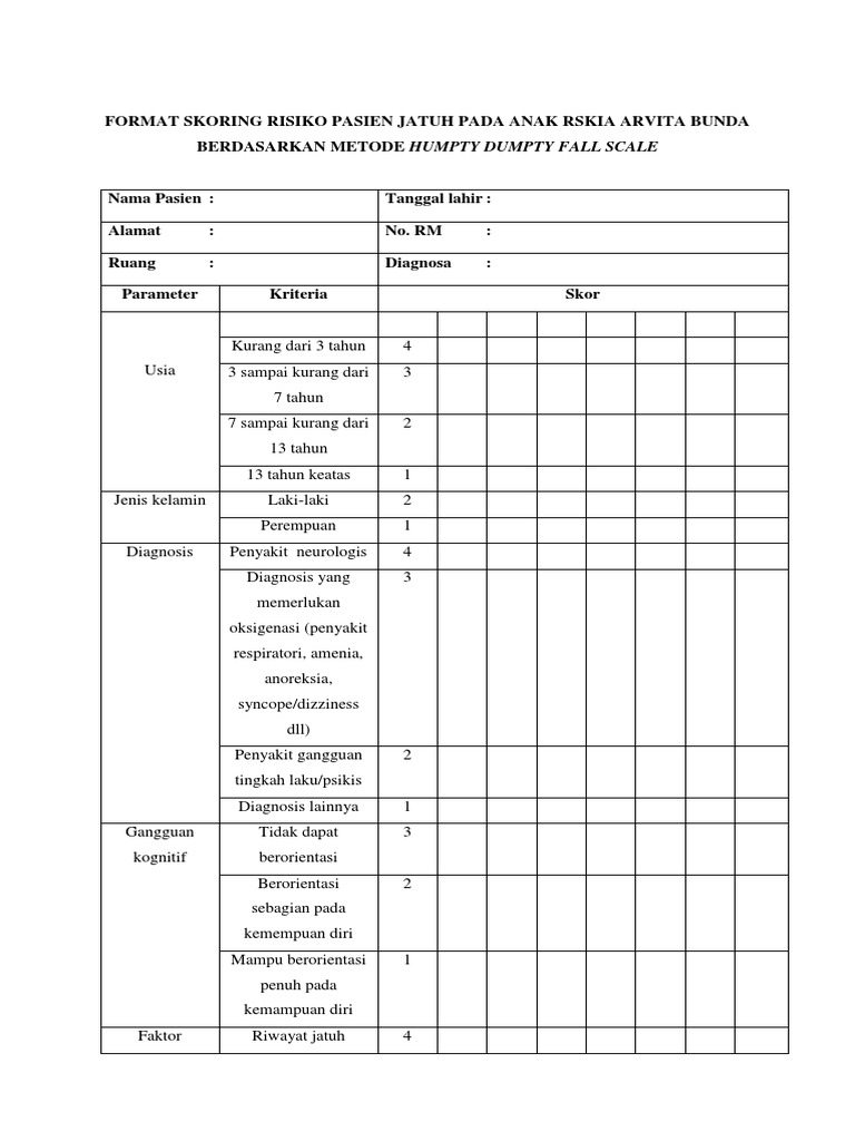 Format Humpty Dumpty Scale | PDF
