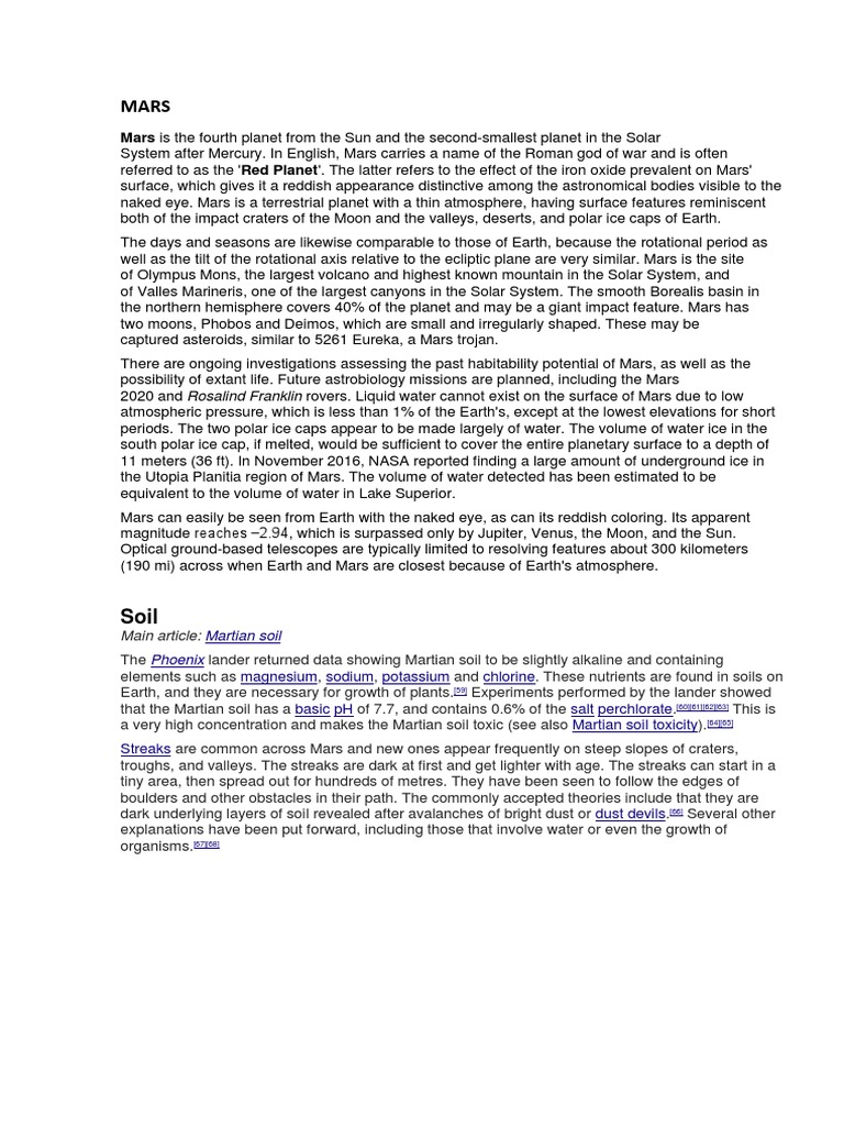 An In-Depth Look at the Physical Characteristics and Environment of the ...