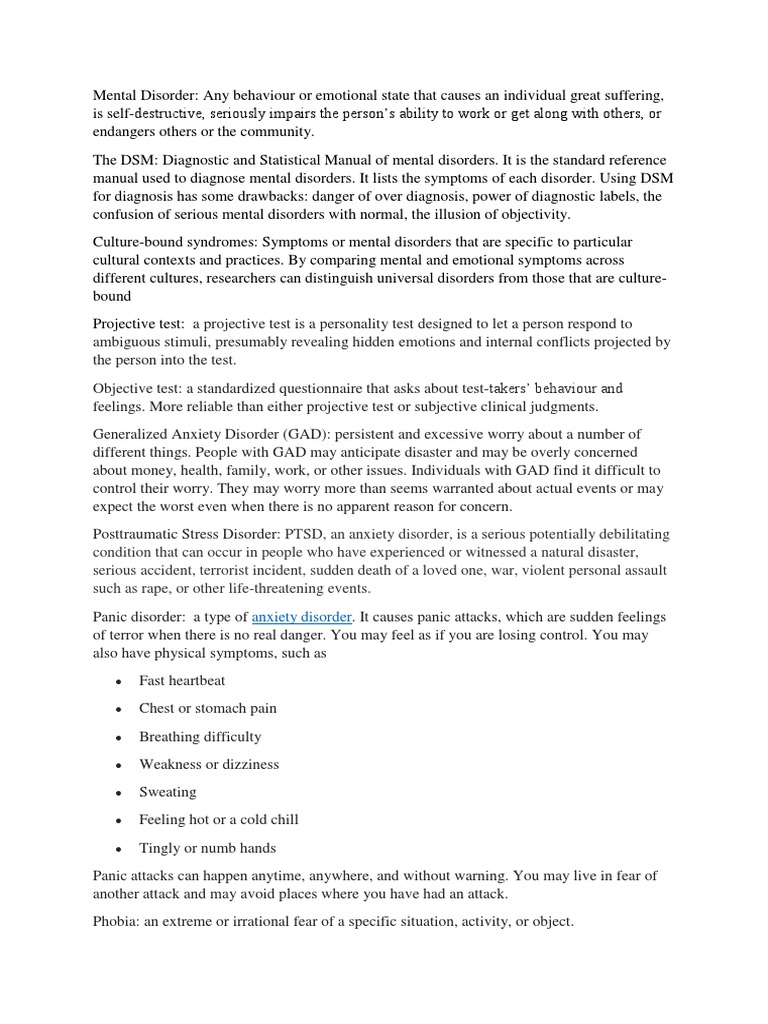 Handout Chapter15 | PDF | Antisocial Personality Disorder | Substance Abuse