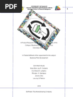 Pet Bottle Recycling Project Report | PDF | Recycling | Plastic