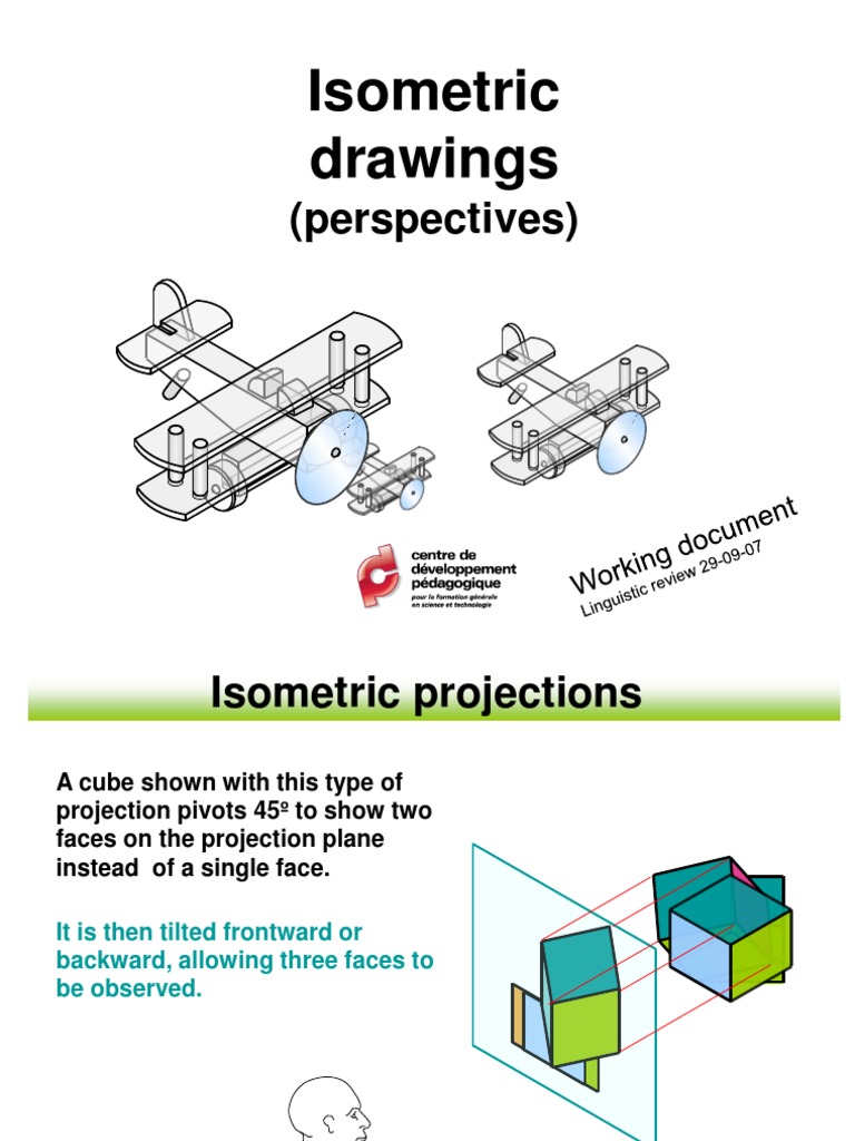 Isometric Drawings | PDF | Cartesian Coordinate System | Perspective ...