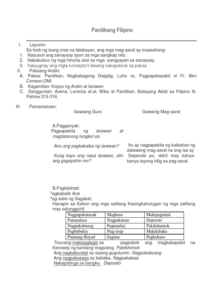 Panitikang Filipino | PDF