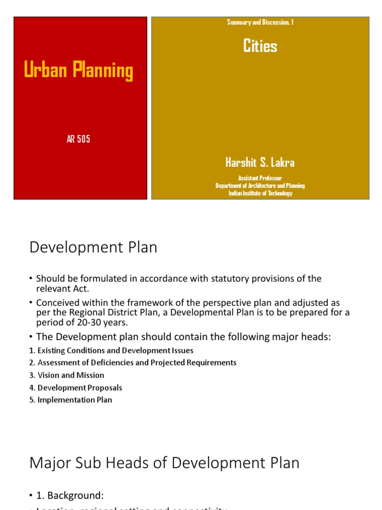 Urban Planning Development Framework | PDF | Infrastructure | Accessibility
