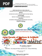 Emcee Script | PDF | Teaching Mathematics | Science